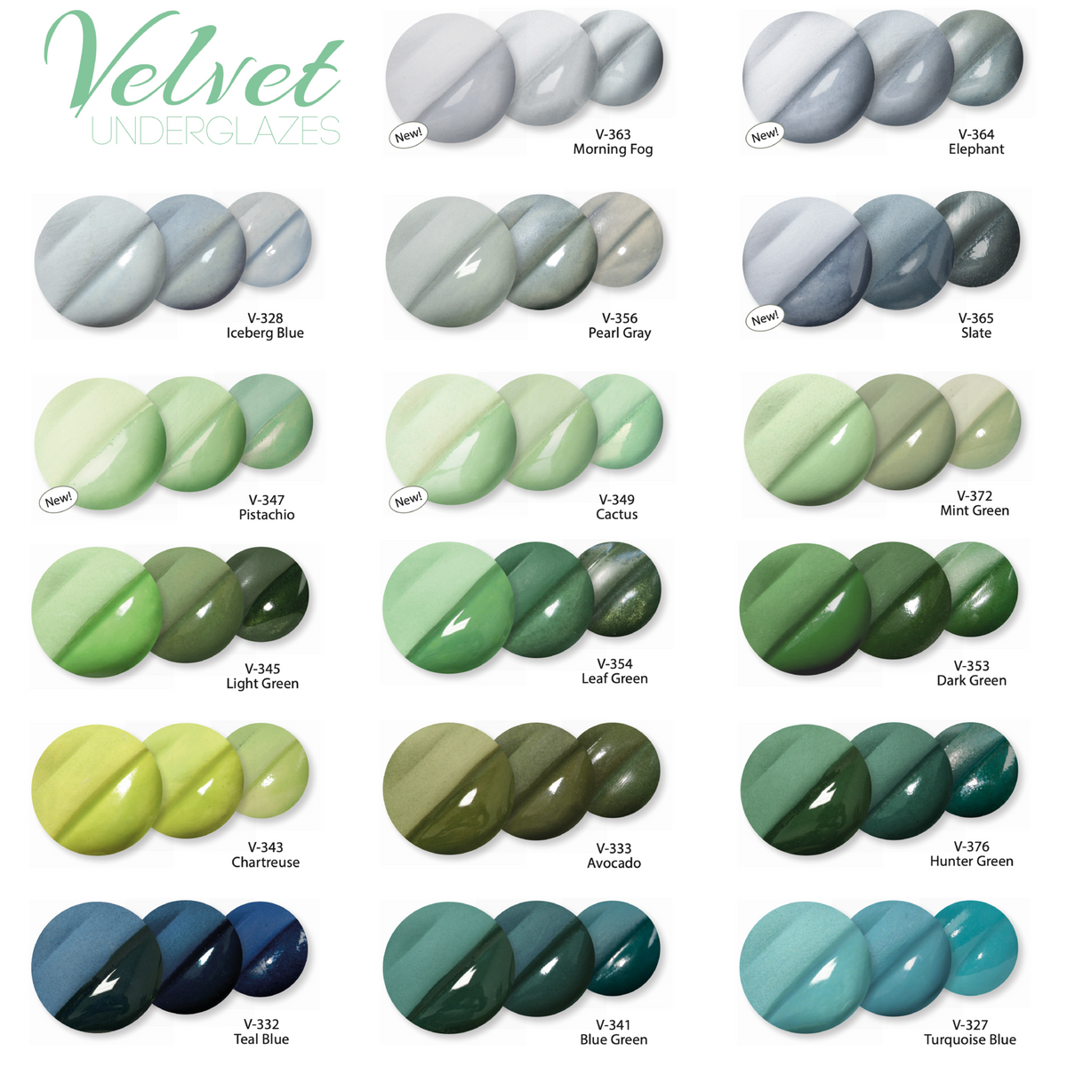 Amaco Velvet Underglazes - 472ml – Kettles Pottery Supplies